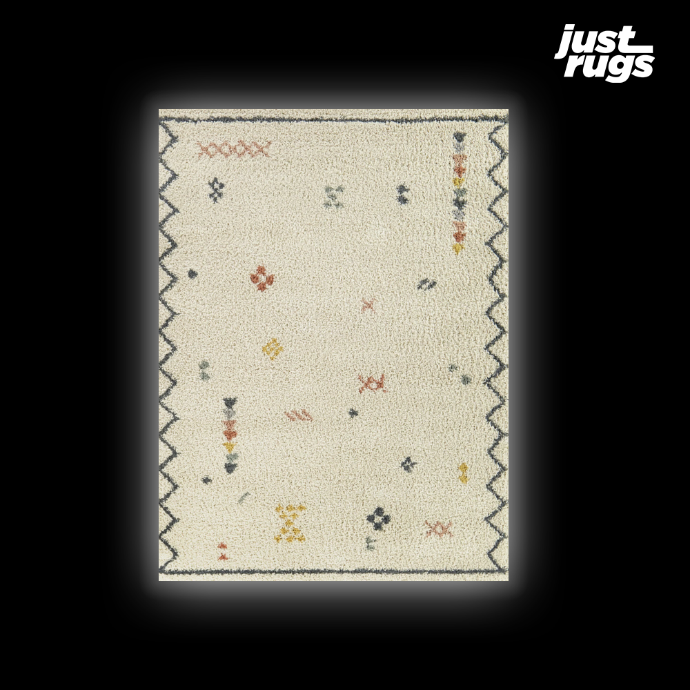 Eila Tribal Shag Area Rug